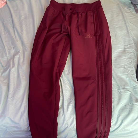 adidas | Pants & Jumpsuits | Maroon Draw String Joggers | Poshmark